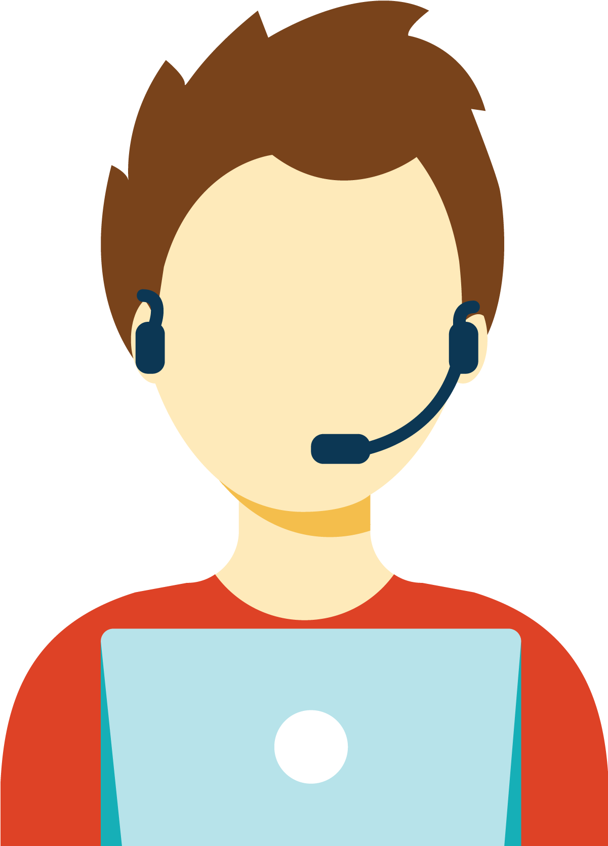 Contact - Cartoon Clipart - Full Size Clipart (#704286) - PinClipart