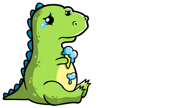T Rex Clipart Sad - Sad T Rex - Png Download - Full Size Clipart ...