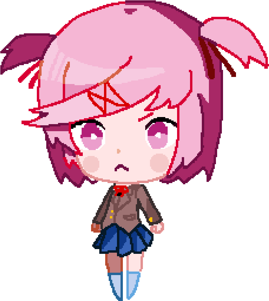 Natsuki By Gelyafx On Deviantart Ddlc