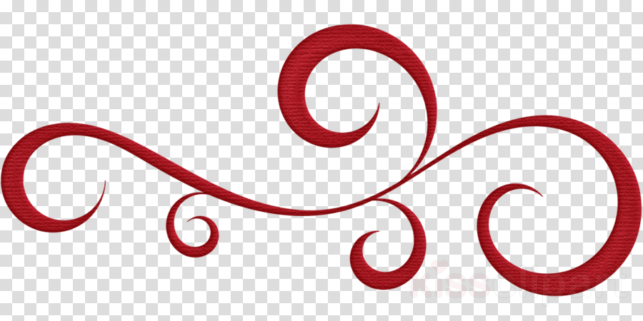 Red Flourish Png Clipart - Full Size Clipart (#719186) - PinClipart