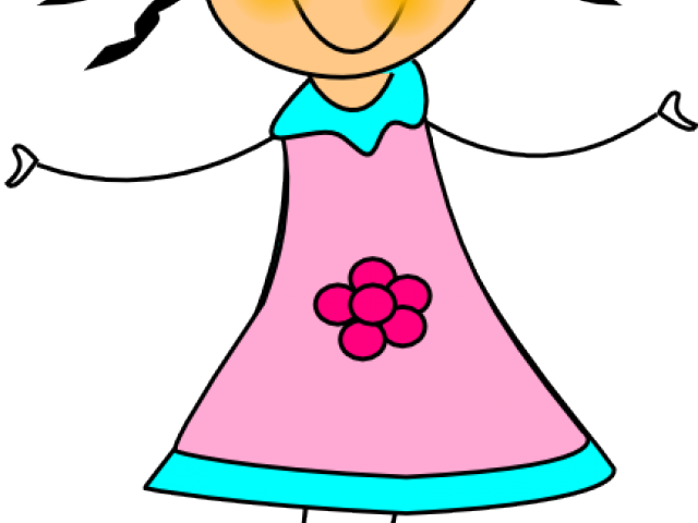 Happy Girl Clipart - Clip Art - Png Download - Full Size Clipart ...