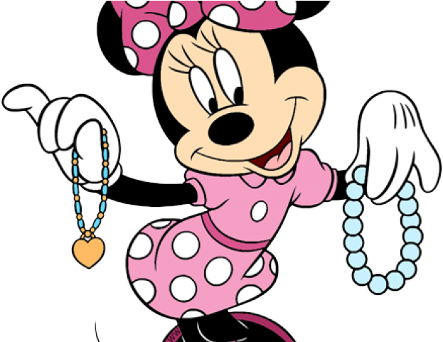 Necklace Clipart Pink Necklace - Animated Gif Minnie Mouse - Png ...