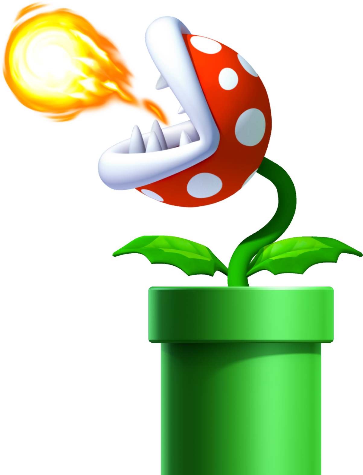 Venus Fire Trap Orig - New Super Mario Bros. U - Small By Nintendo Wall ...