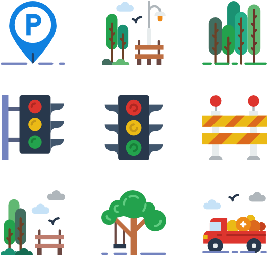 Urban 50 Icons Clipart - Full Size Clipart (#734035) - PinClipart