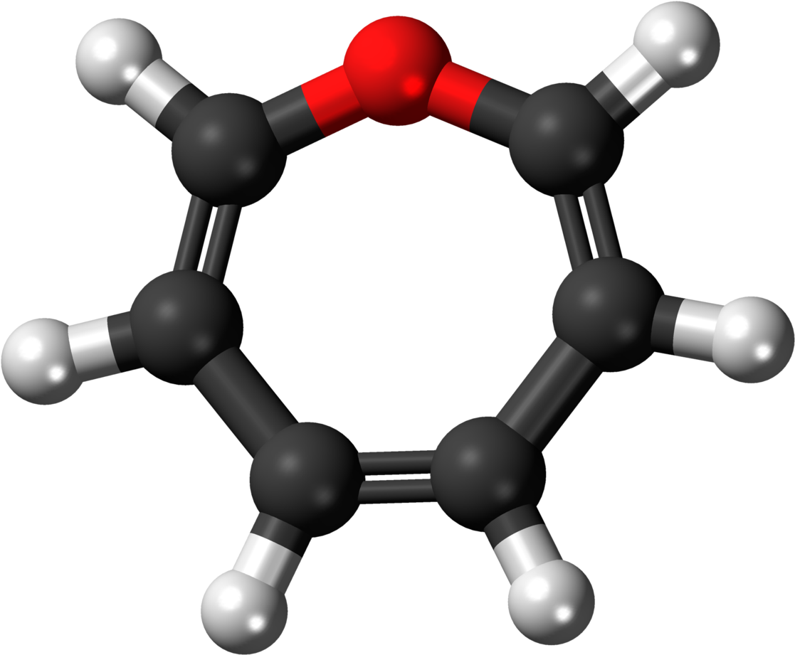 Download Photos Of Oxygen Molar Mass - C6h6o Ball Stick Model Clipart ...