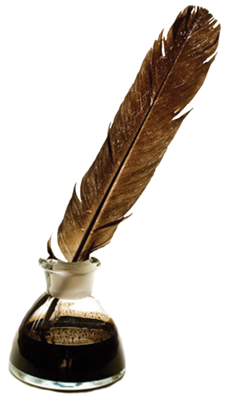 Quill And Ink Png Images - Feather Pen And Ink Png Clipart - Full Size ...