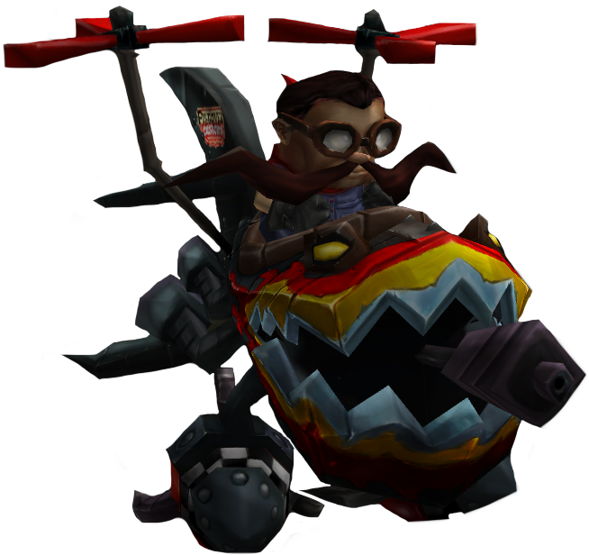 Corki Hot Rod Render - Corki League Of Legends Png Clipart - Full Size ...