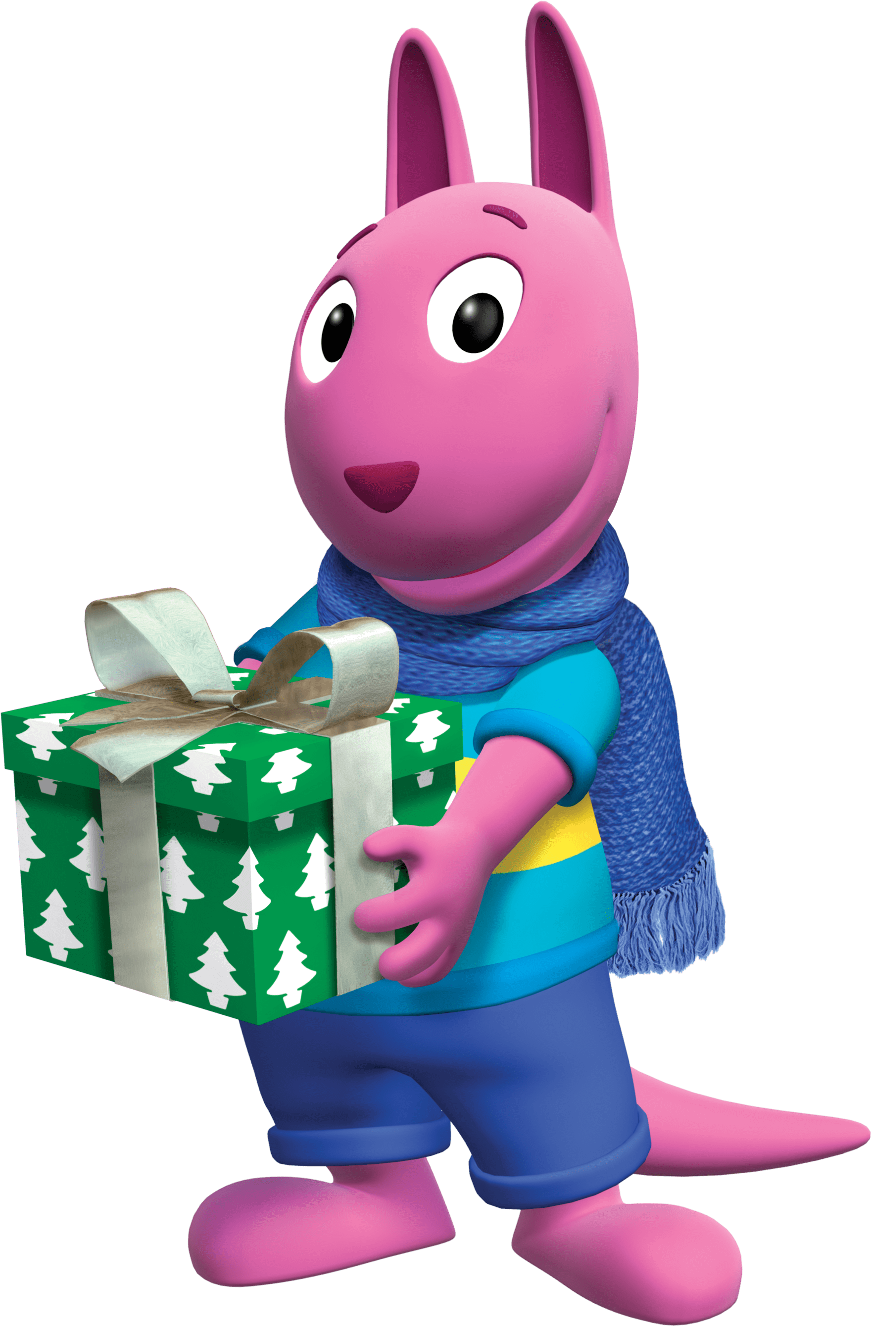 Austin Holding A Christmas Transparent Png Stickpng - Backyardigans ...