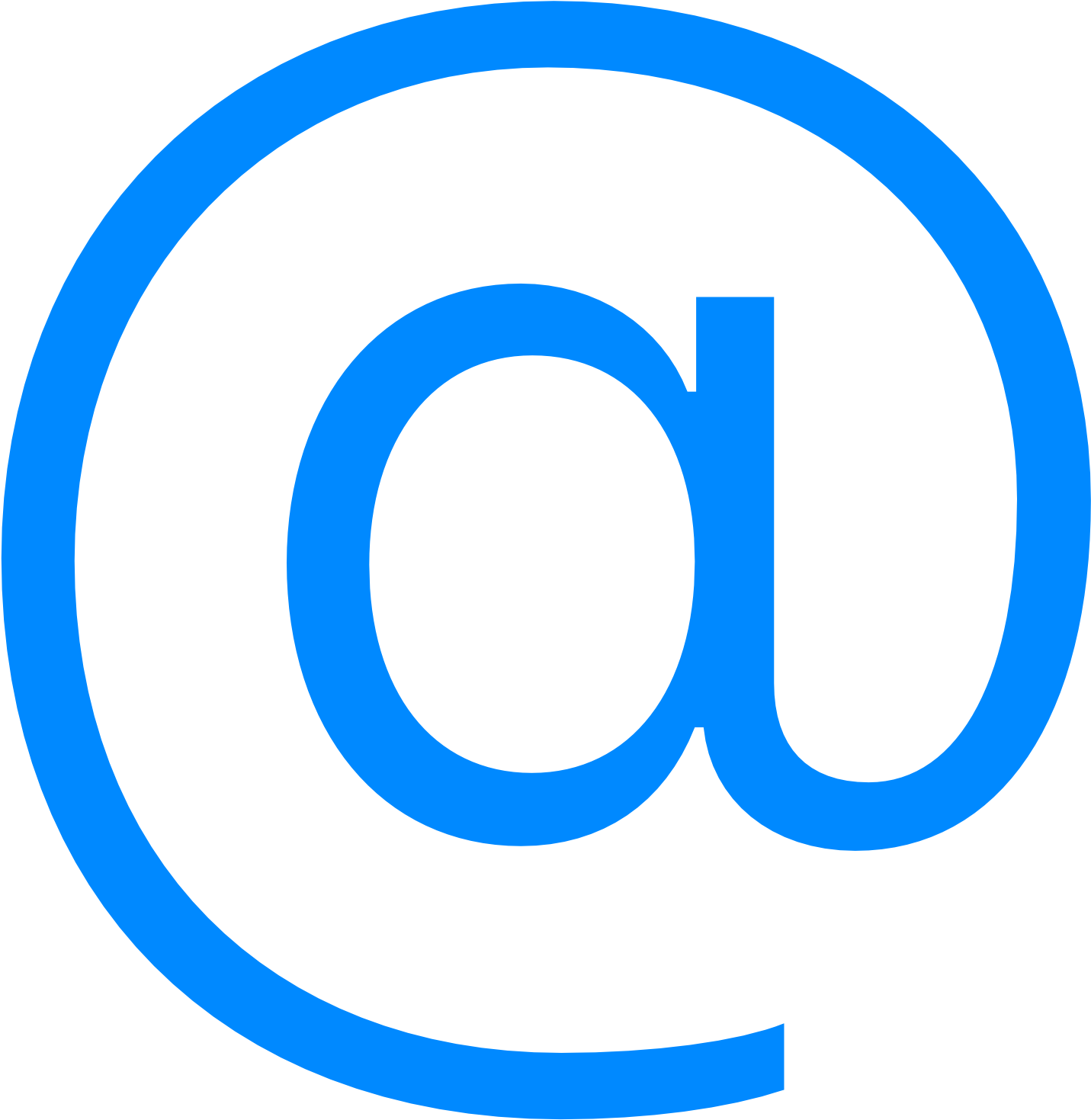 Email Icon Blue Png Clipart - Full Size Clipart (#770427) - PinClipart