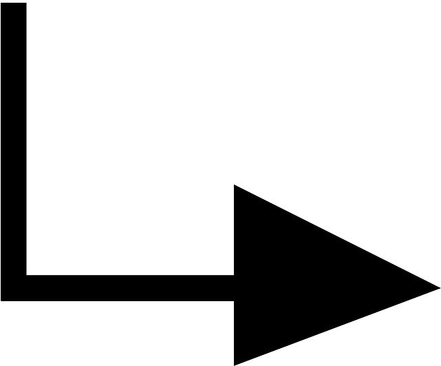 Right, Arrow, Down, Text, Pointing, Arrows, Redirect - Arrow Down And ...