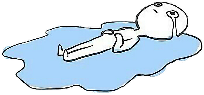 Download Oreo Clipart Emoji - Crying While Lying Down - Png Download ...