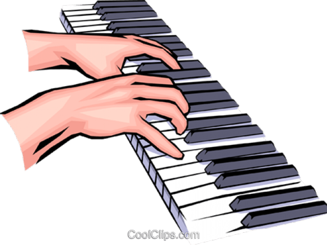 Keyboard Clipart Hand On - Keyboard Player Clipart - Png Download ...