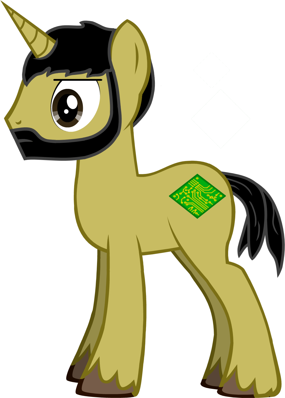 Circuit Board - Mlp Beard Pony Clipart - Full Size Clipart (#786551 ...