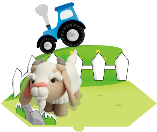 Goat Clay Modelling Kit - Cartoon Clipart - Full Size Clipart (#790004 ...