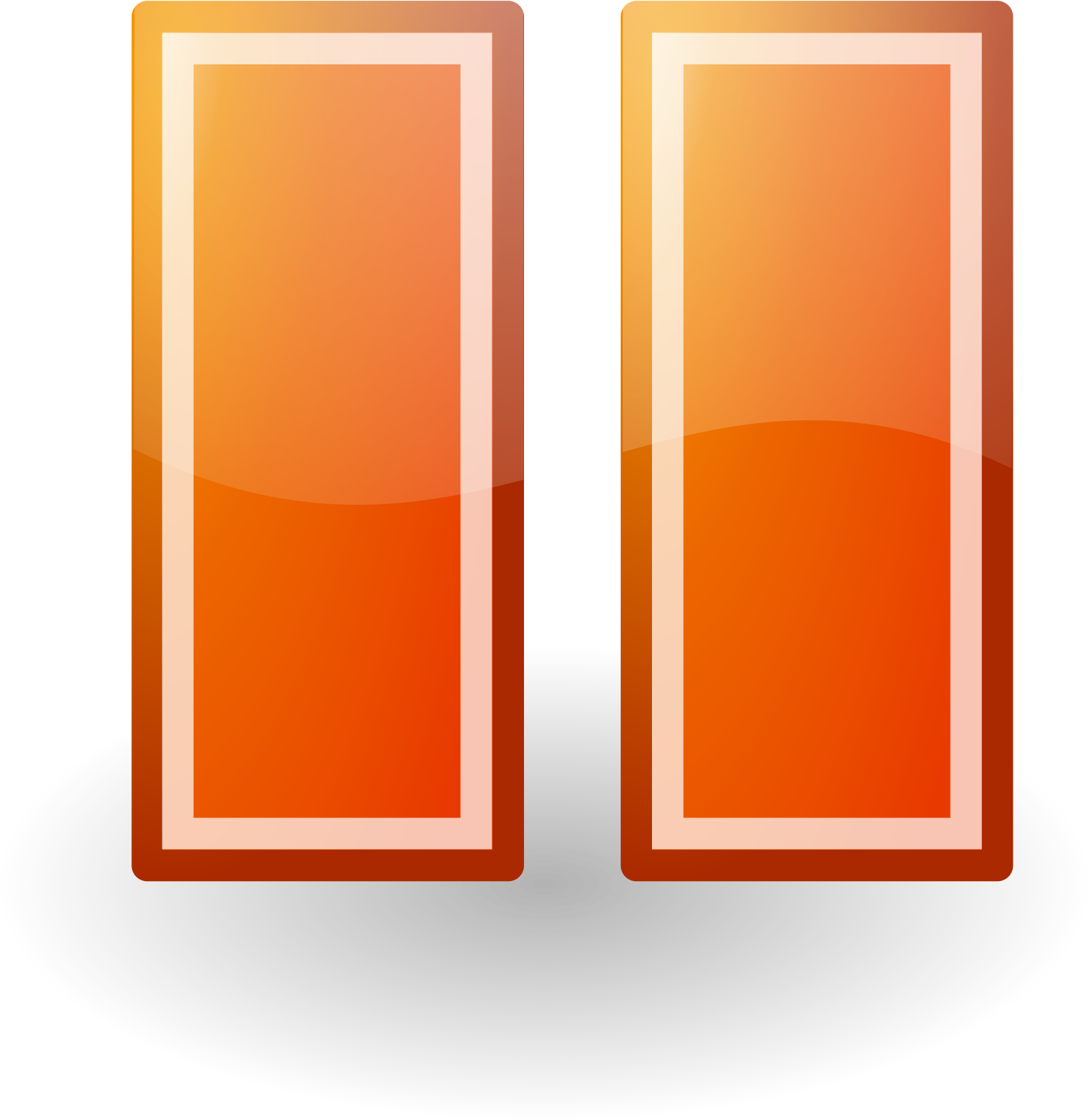 Orange Computer Icons Silhouette User Interface Computer Clipart - Full ...