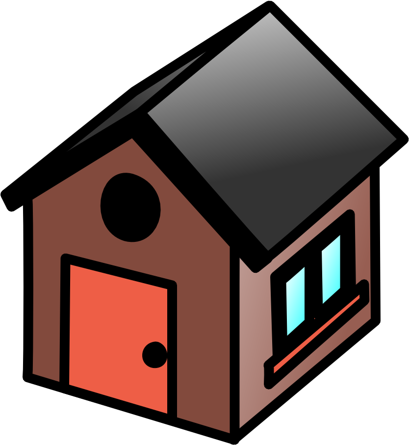 Clipart Houses Simple - House Clip Art - Png Download - Full Size ...