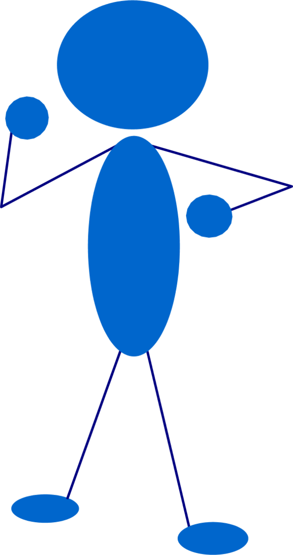 Blue Man Thinking And Contemplating Clipart - Full Size Clipart (#89353 ...