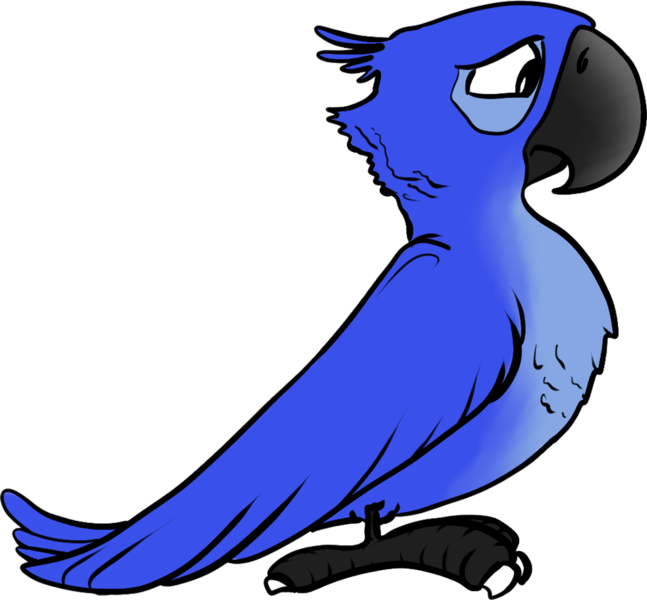 Rio Clipart Rio Bird - Angry Birds Blue Rio - Png Download - Full Size ...