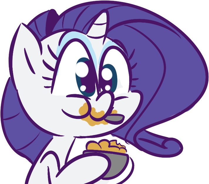 Tess, Cereal, Eating, Puffy Cheeks, Rarity, Safe, Solo - Cartoon ...