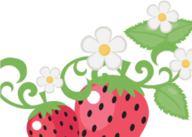 Download Strawberry Clipart Cute - Strawberry Flower Clipart - Png ...