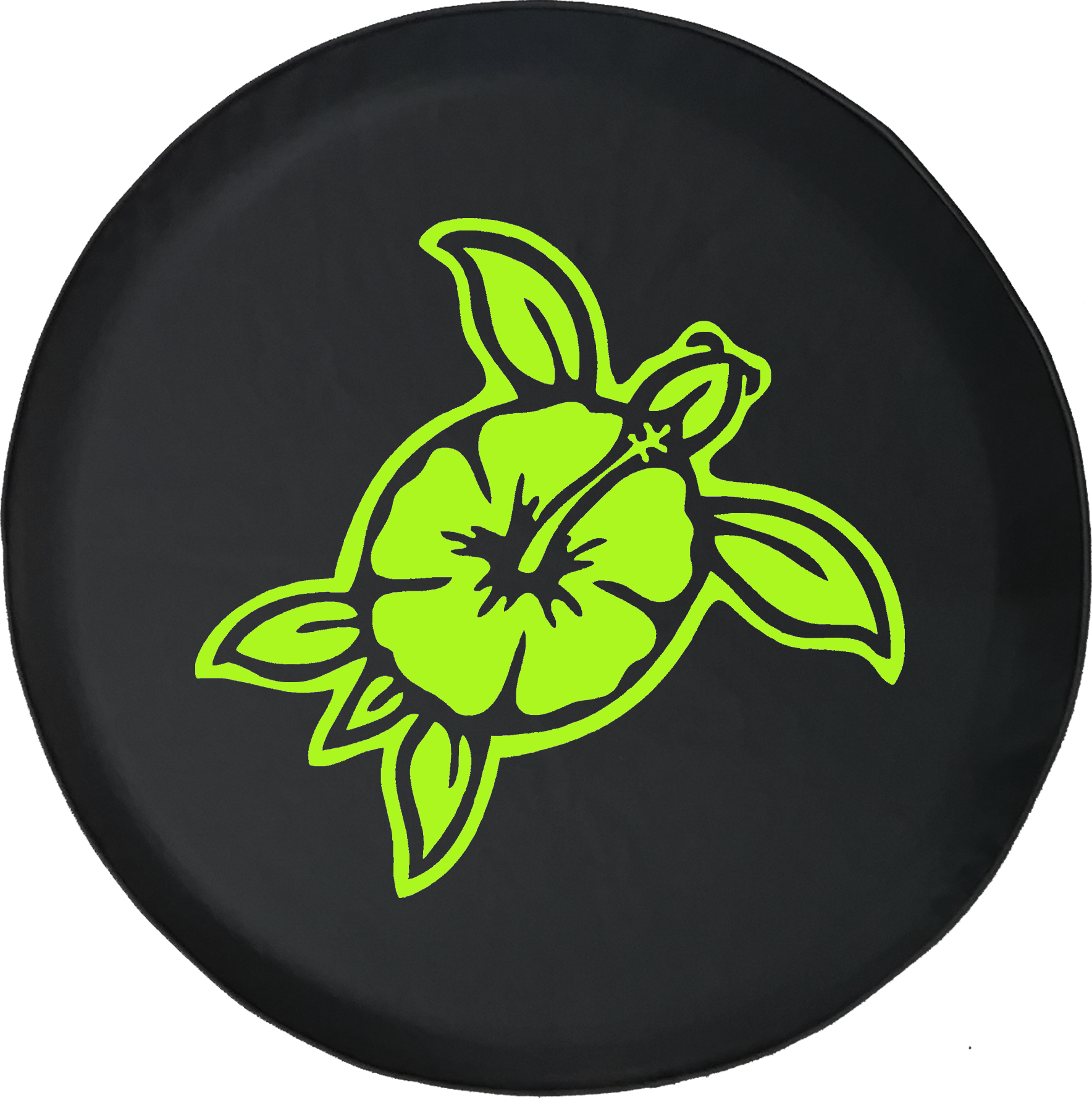 Hawaiian Sea Turtle Island Flower Ocean Life - Decal Clipart - Full ...