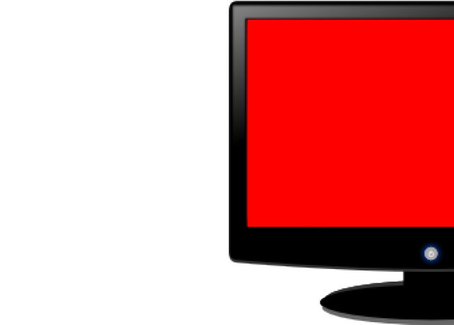 Monitor Clipart Red - Computer Monitor - Png Download - Full Size ...