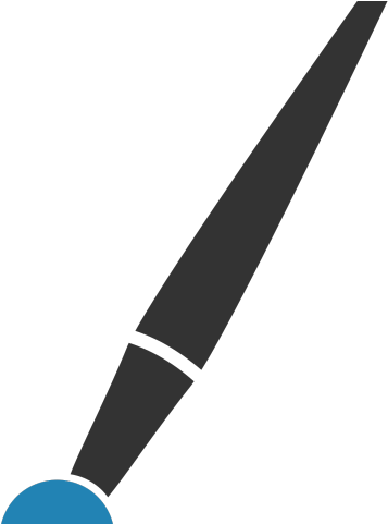 Paint Brush Clipart Icon - Pinsel Clipart - Png Download - Full Size ...