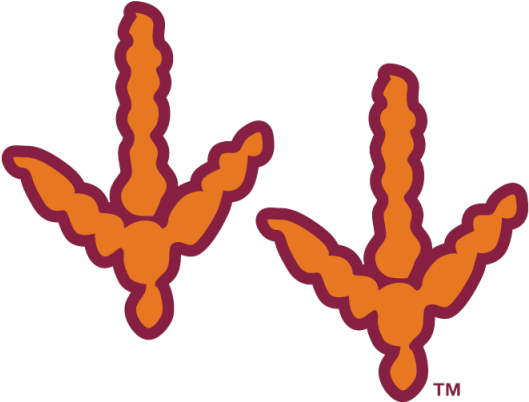 Download Hokie Tracks As Outline - Virginia Tech Hokies Logo Clipart ...