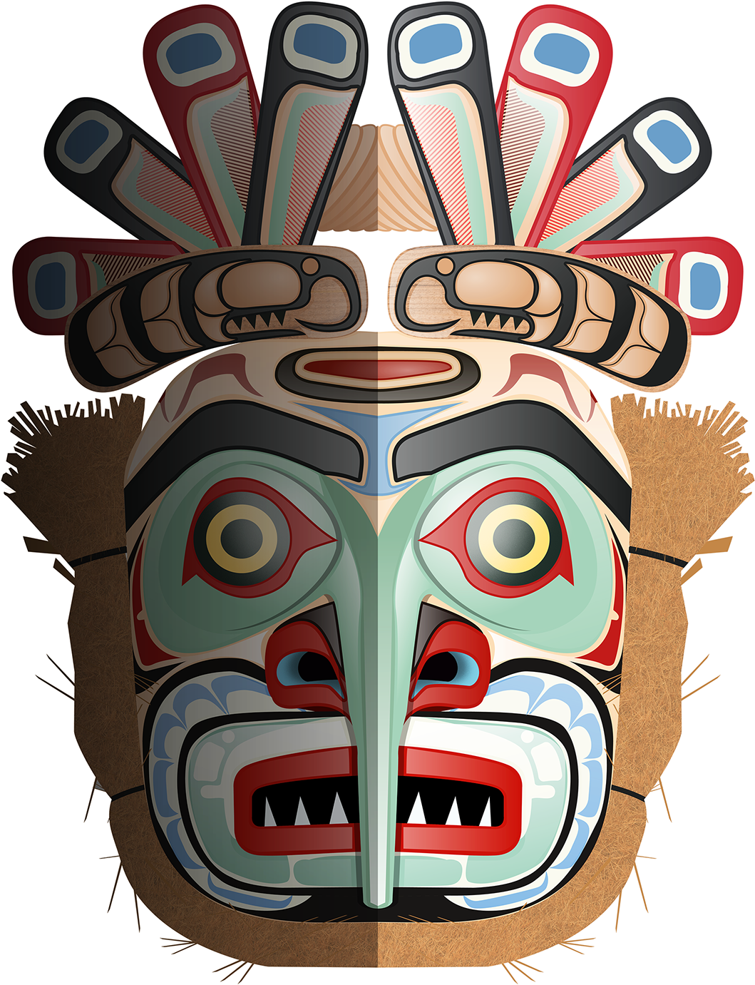 Adobe Clipart Native American - Northwest Coast Indigenous Peoples ...