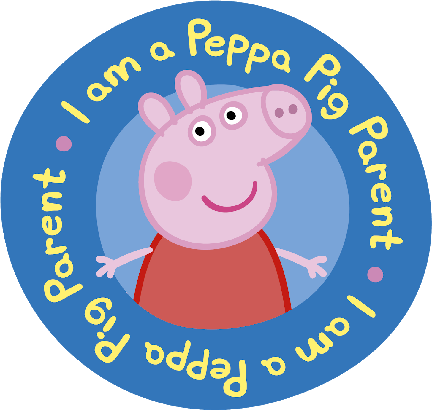 Ambassadorships - Peppa Pig Round Stickers Clipart - Full Size Clipart ...