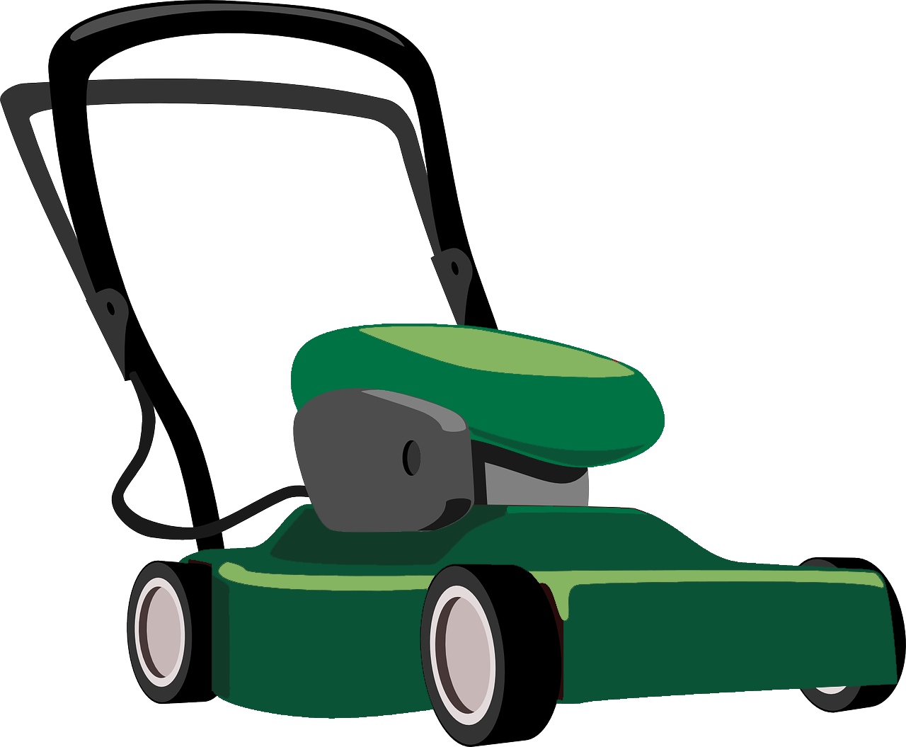 Front Backyard - Lawn Mower Clipart Transparent - Png Download - Full ...