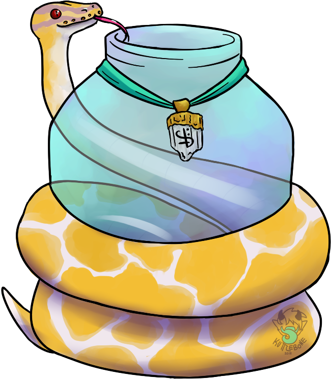 New Tip Jar Dont Be Scared To Put Your Tip In Clipart - Full Size ...