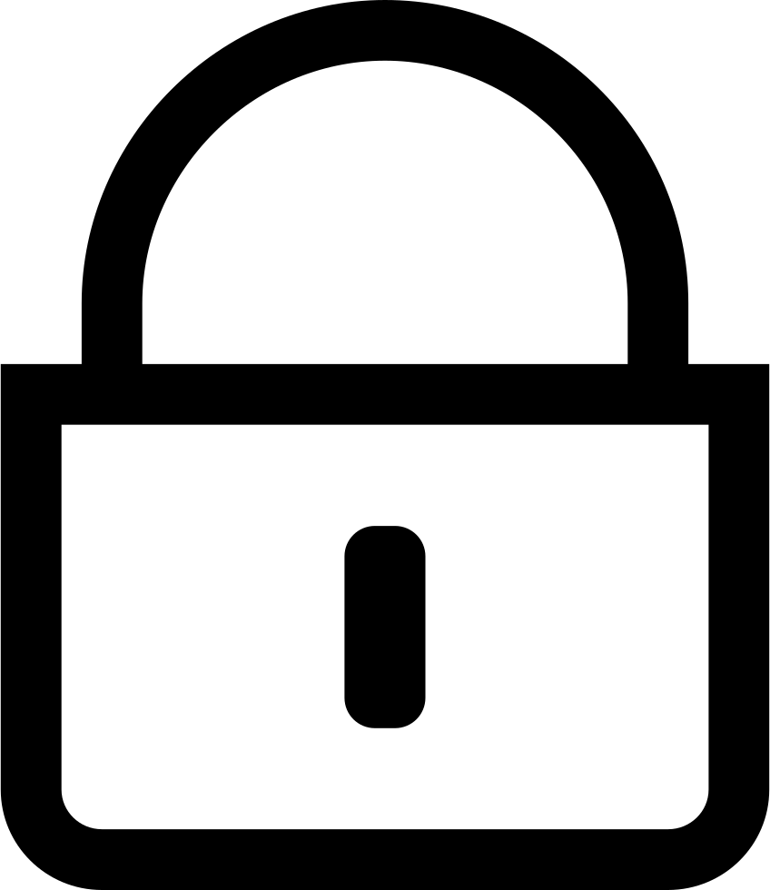 Lock Line Icon Png Clipart - Full Size Clipart (#884358) - PinClipart