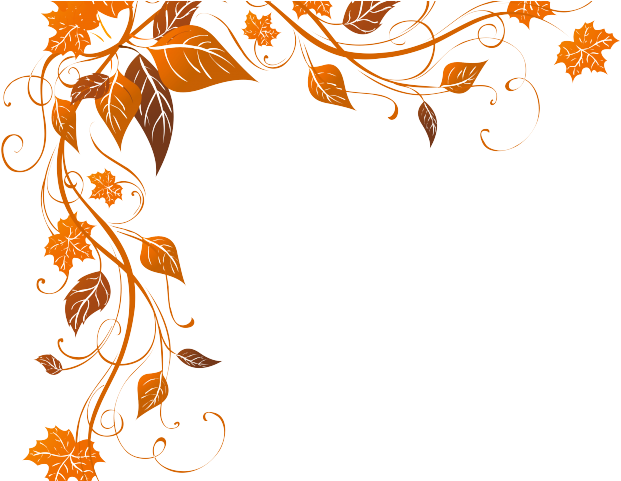 November Border Clipart