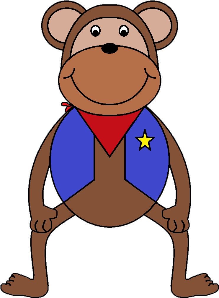 Graphics By Ruth Western - Monkey Clip Art - Png Download - Full Size ...