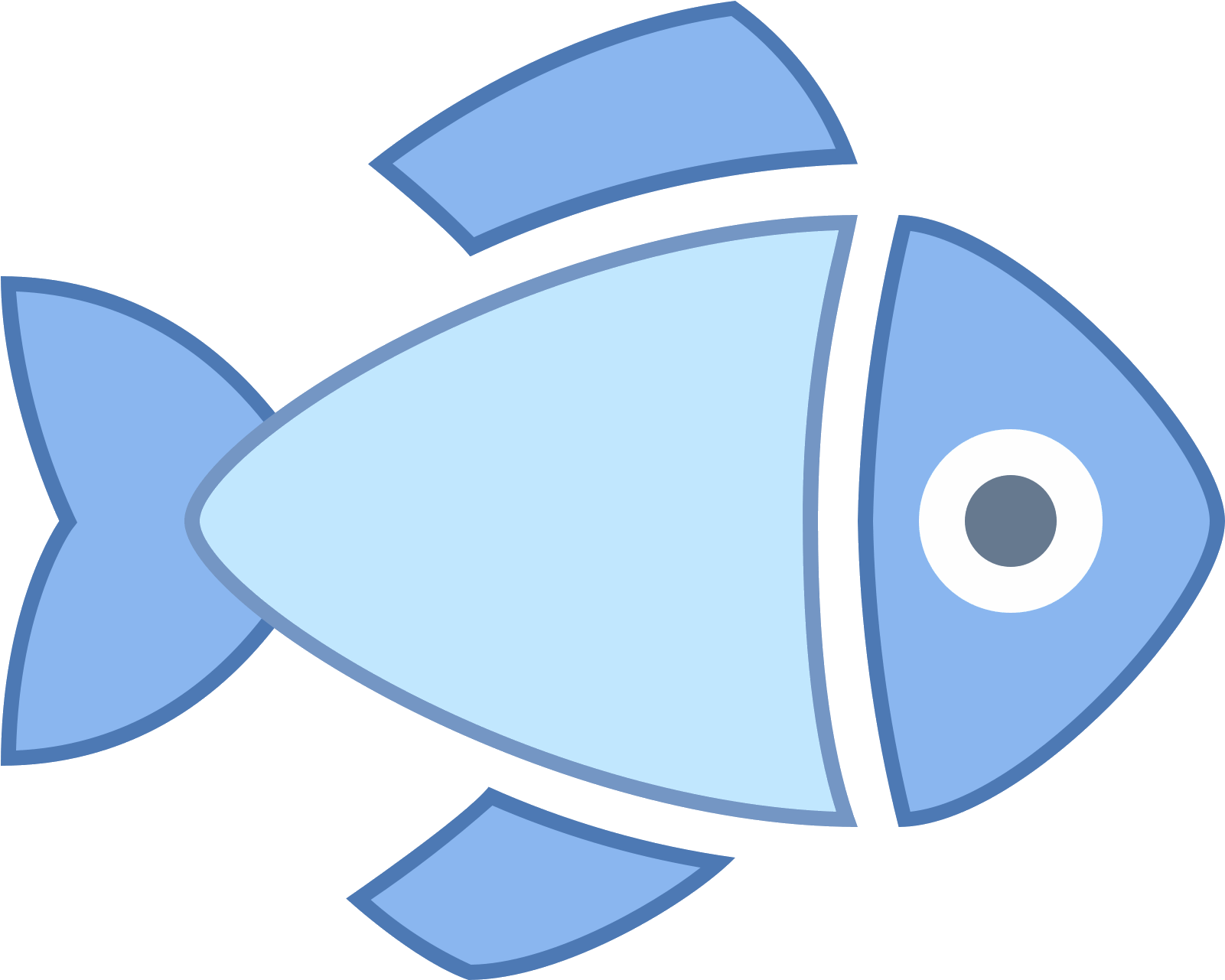 Dressed Fish Icon - Icone Poisson Clipart - Full Size Clipart (#891002 ...