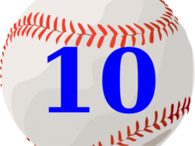 Numbers Clipart Baseball - Black And White Softball - Png Download ...