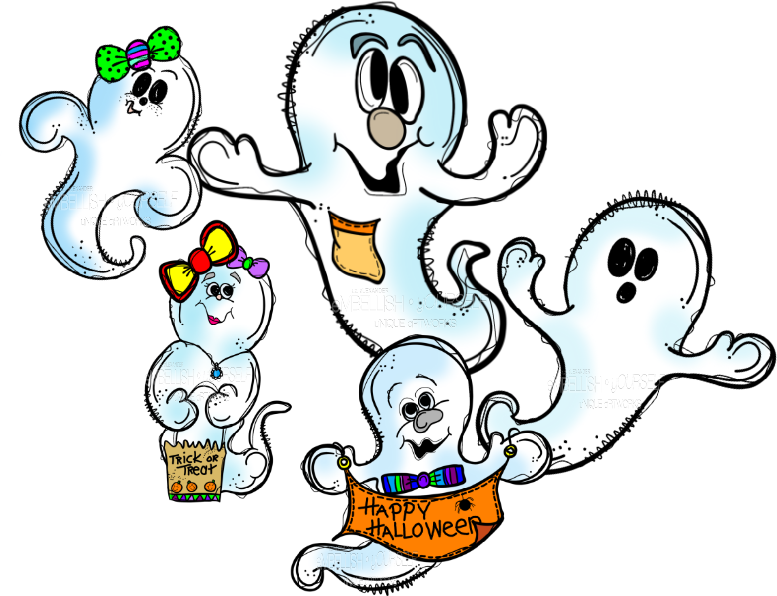 Ghost Cliparts Teachers - Clip Art - Png Download - Full Size Clipart ...