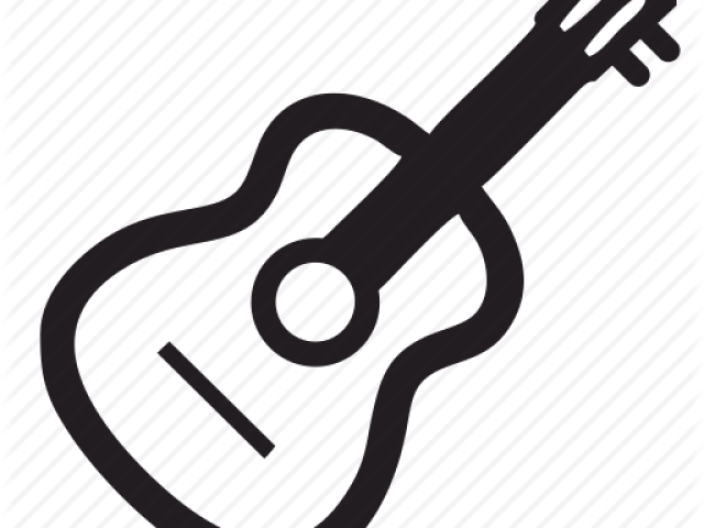 Acoustic Guitar Clipart Symbol - Guitar - Png Download - Full Size ...