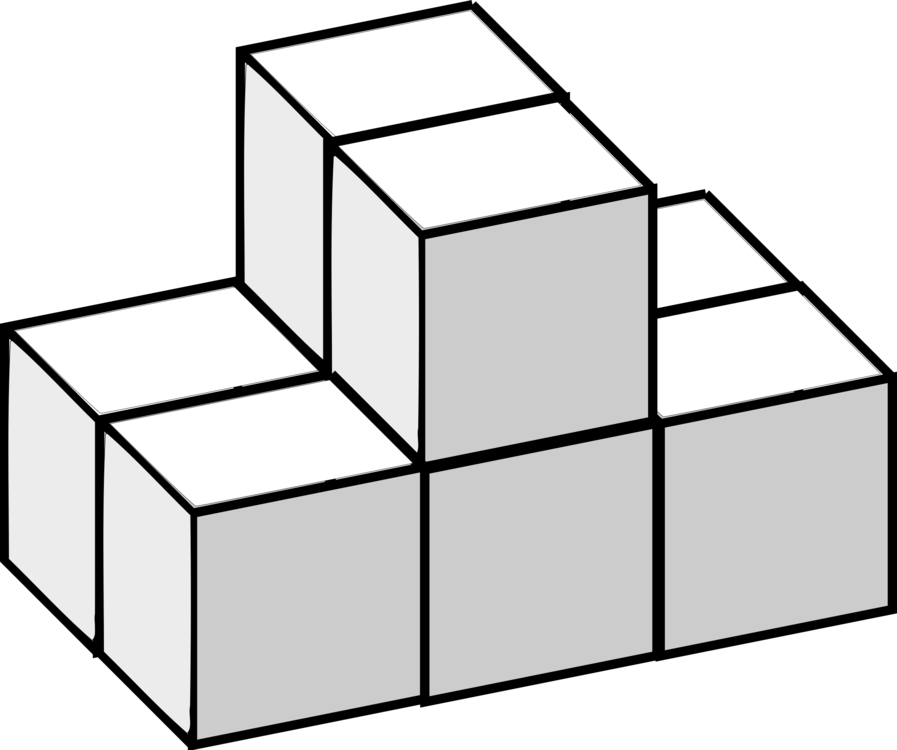 3d Computer Graphics Cube Graphics Software Download Tetris Clip Art 3d Png Download Full 
