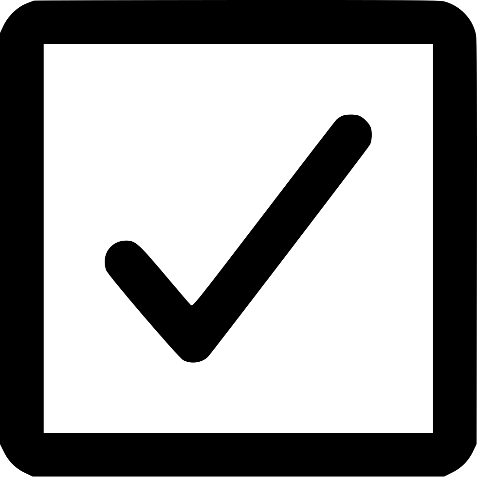 Box With Tick Clipart Checkbox Check Mark Computer Tick In A Box 