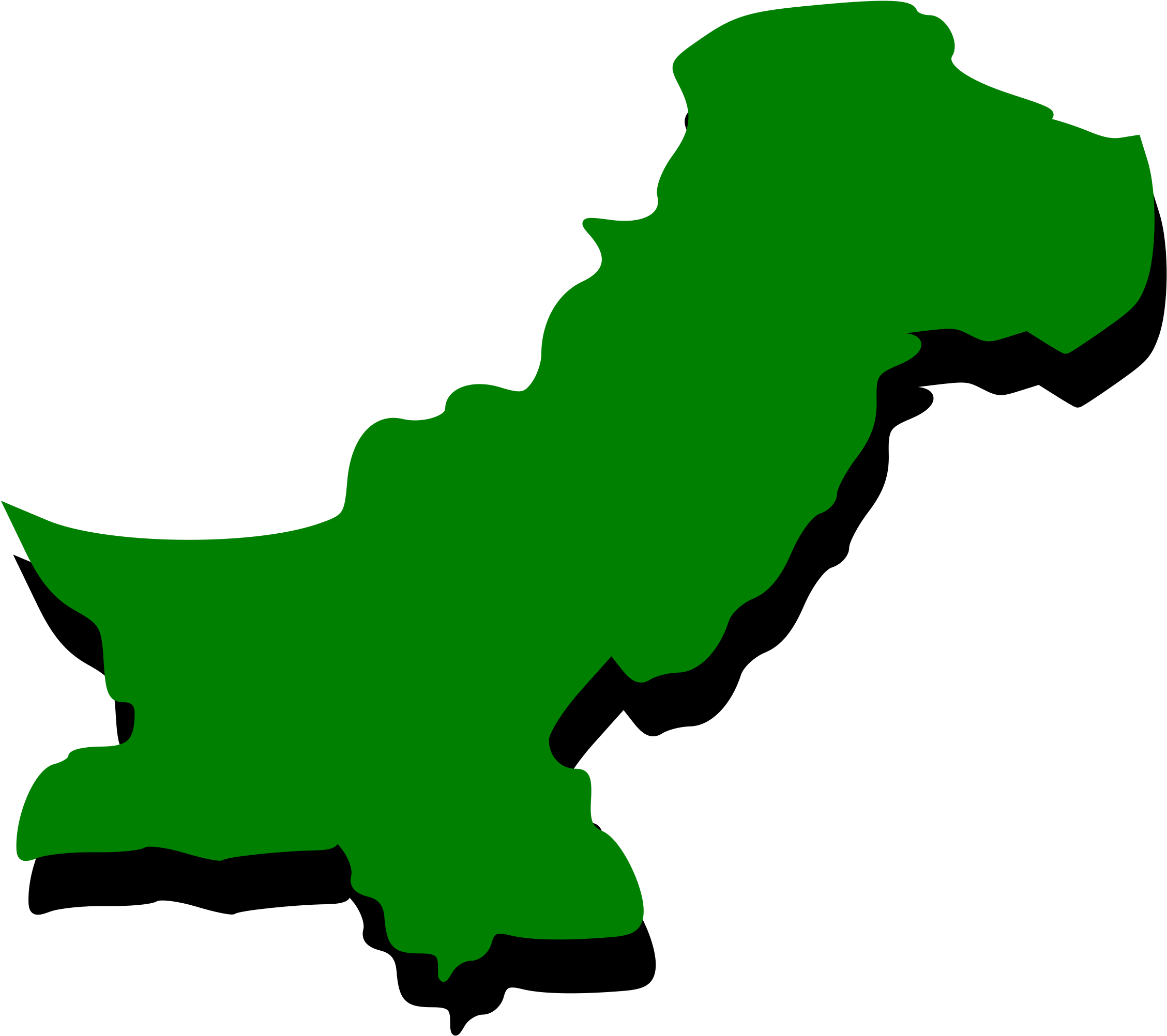 Clipart - Pakistan Map Vector Png Transparent Png - Full Size Clipart ...