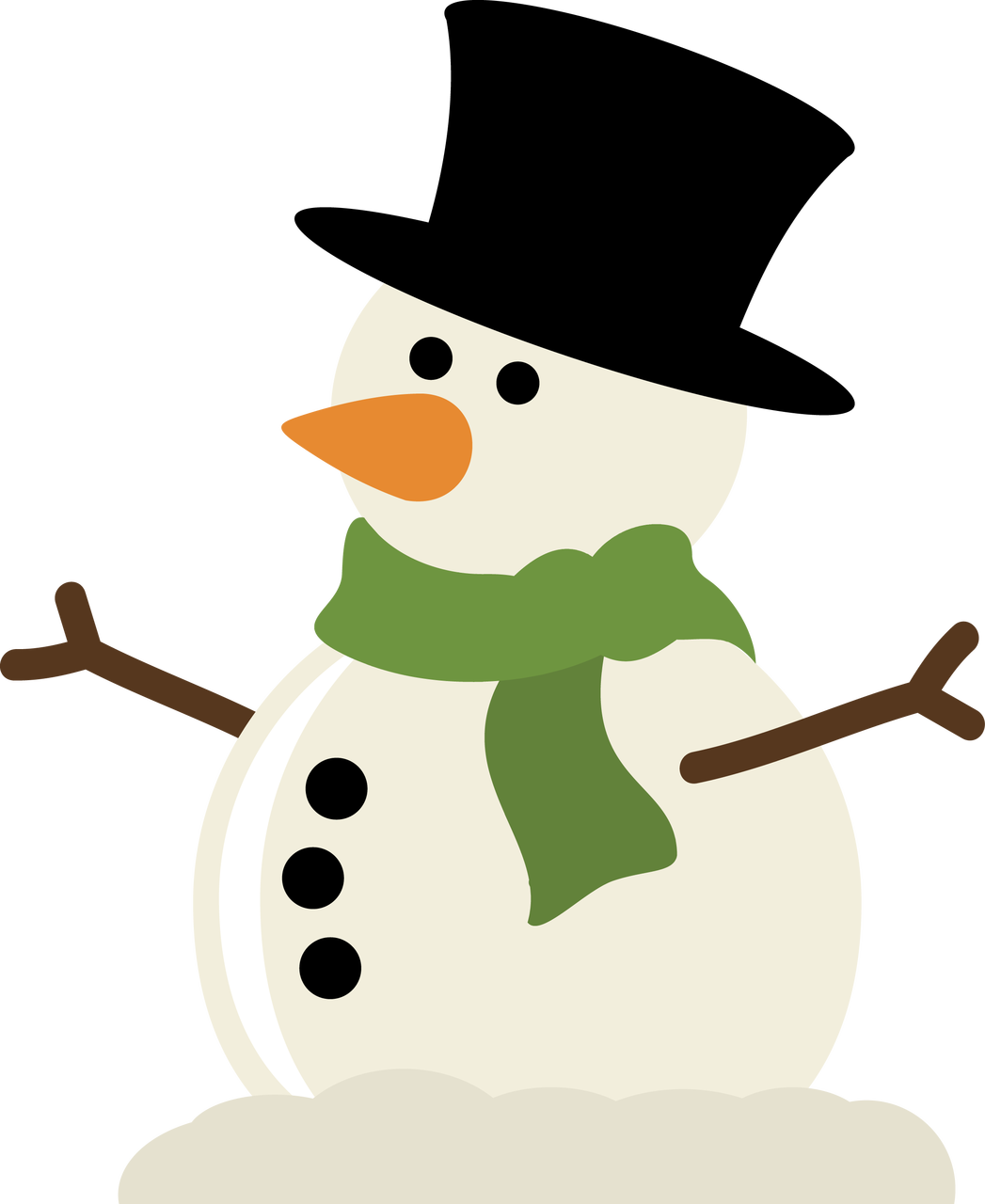 Download Cute Snowman Svg - Cute Simple Snowmen Clip Art - Png Download ...