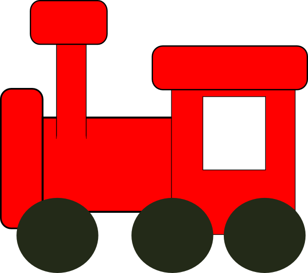 Red Train Clip Art - Red Toy Train Clipart - Png Download - Full Size ...