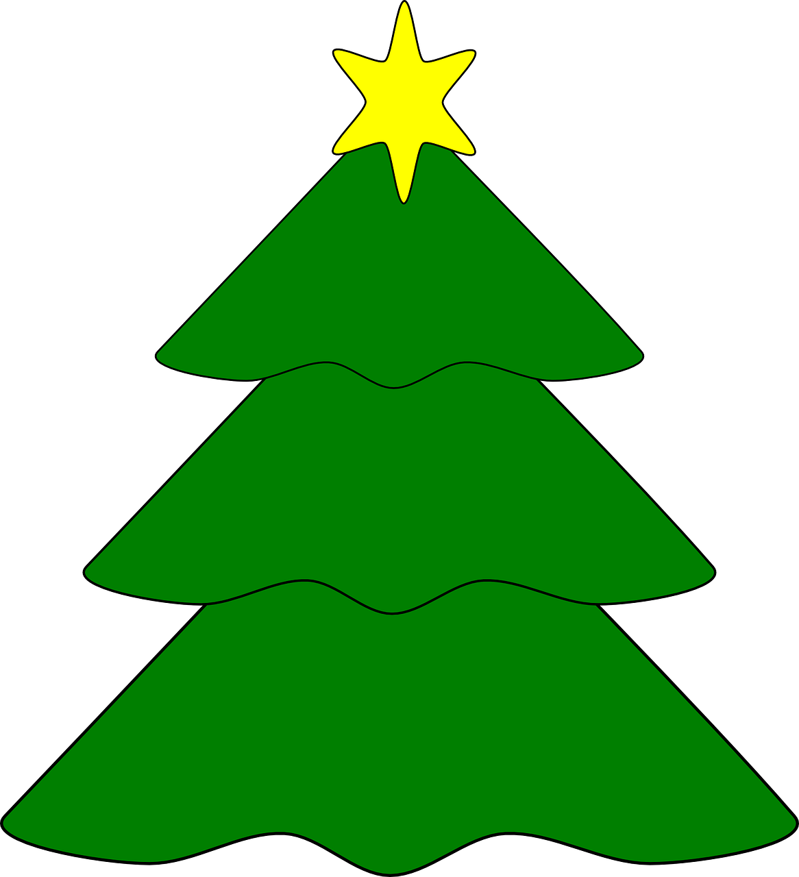 Download Free Vector Graphic - Christmas Tree Clipart (#95661) - PinClipart