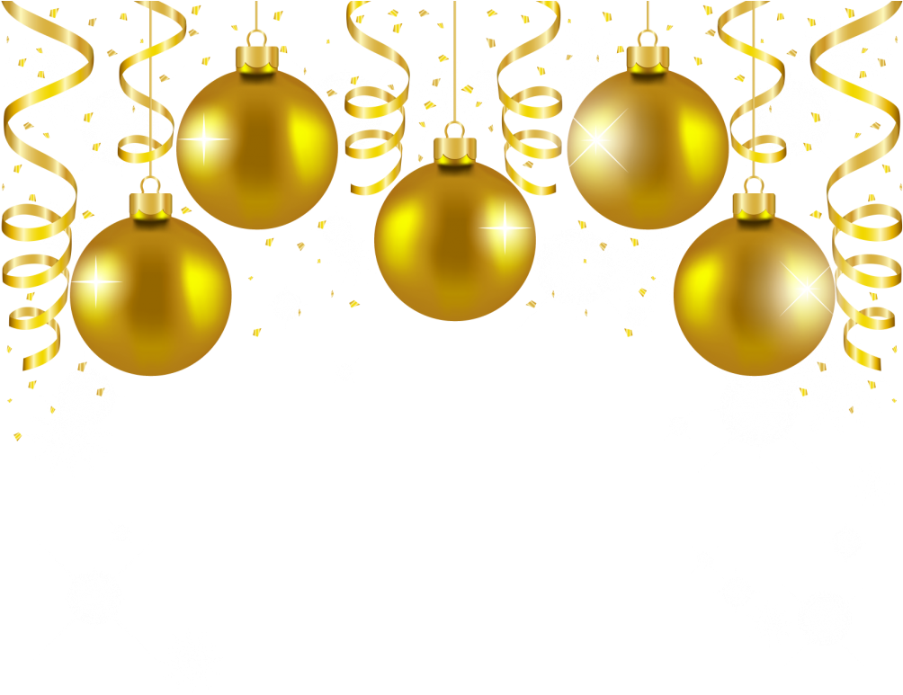 Download Download Gold Christmas Balls Png Clipart Christmas - Gold ...