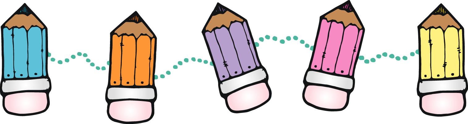 School Border Free Download - Pencil Clip Art Dj Inkers - Png Download ...