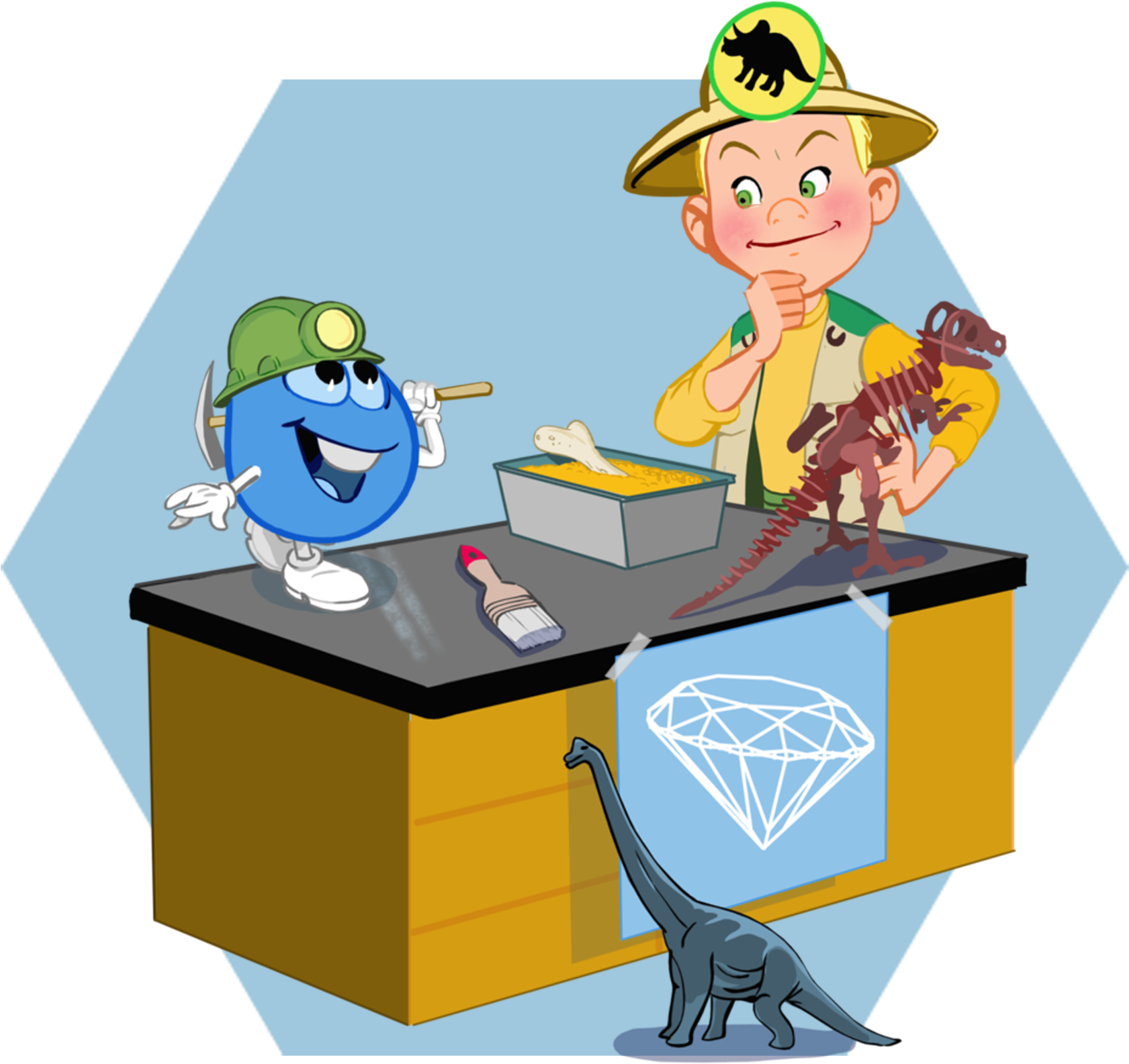 Geology Clipart Paleontologist - Paleontology - Png Download - Full ...