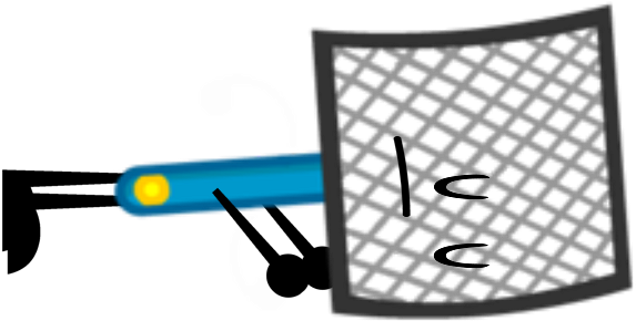 Fly Swatter Png - Sleeping Bfdi Clipart - Full Size Clipart (#912402 ...