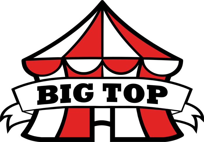 Big Top Shirts For All The Love - Big Top Clip Art - Png Download ...